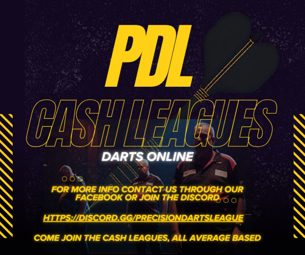 PDL Cash Leagues - Precision Darts League